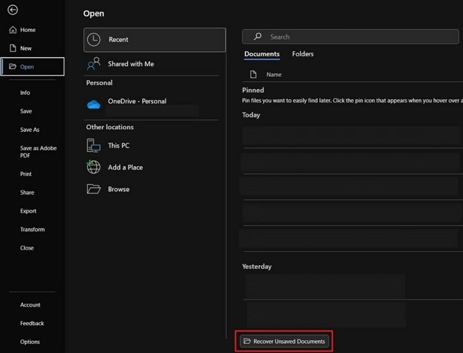 How to Recover Deleted Word Documents on Windows 10/11