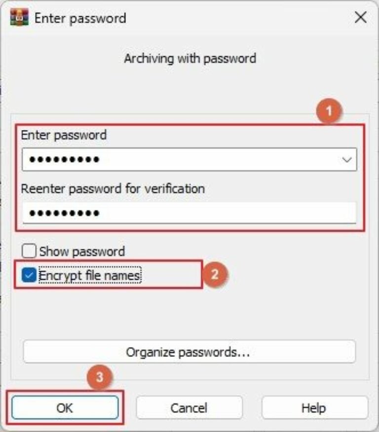 How to Password Protect a RAR File